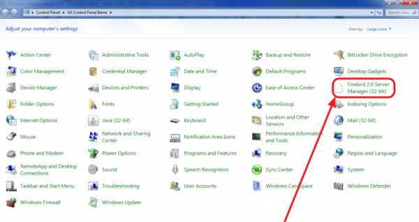 Restarting Firebird - SBZ Systems