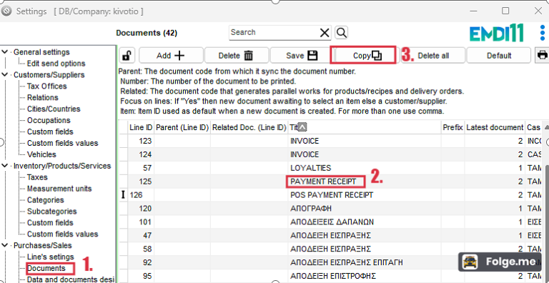POS Receipt Collection Setup - SBZ Systems